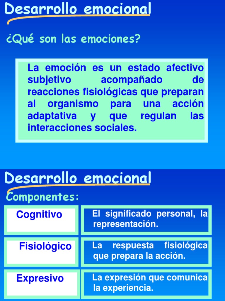 Dsllo Emoc | PDF | Teoría de apego | Experiencia subjetiva