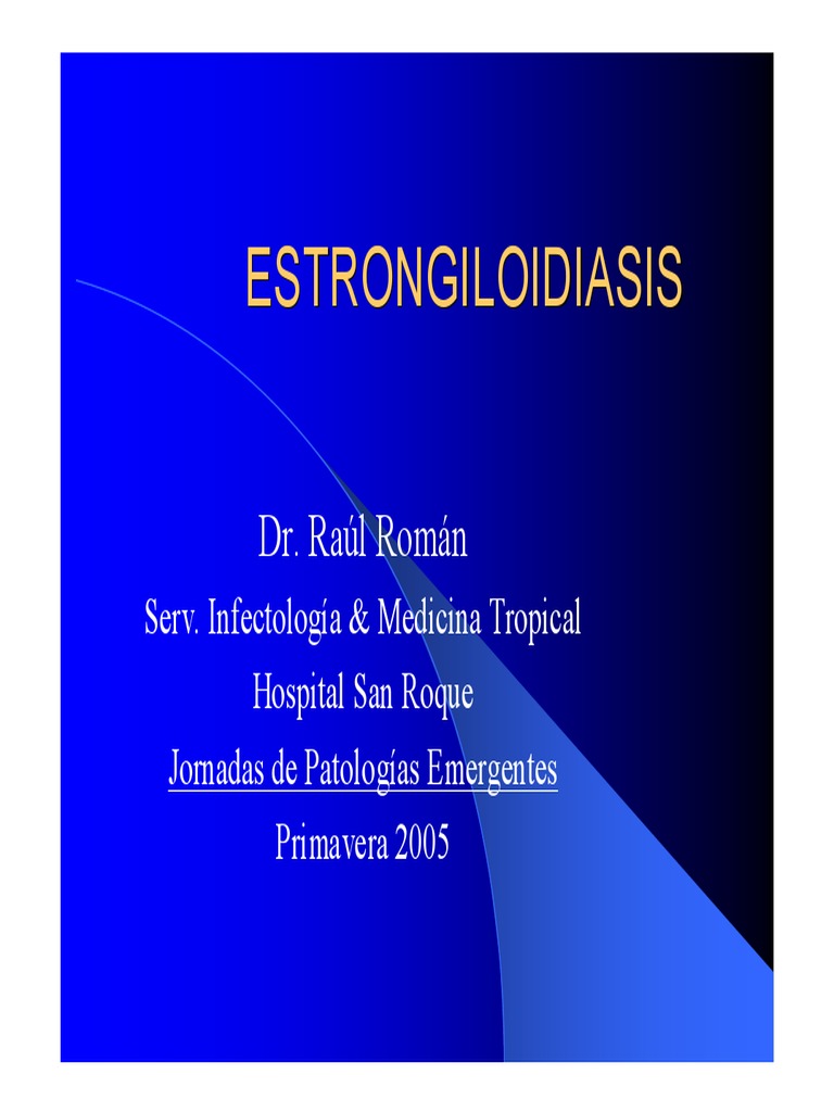 ESTRONGILOIDIASIS | PDF | Inflamación | VIH