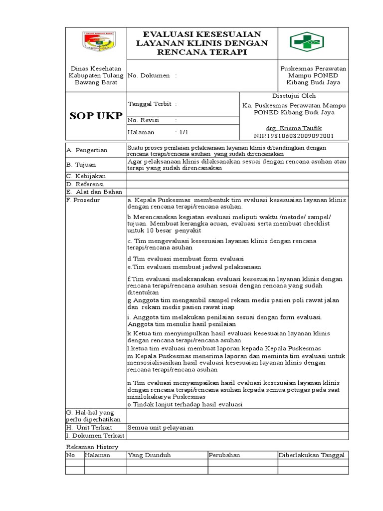 Evaluasi Layanan Klinis Puskesmas | PDF