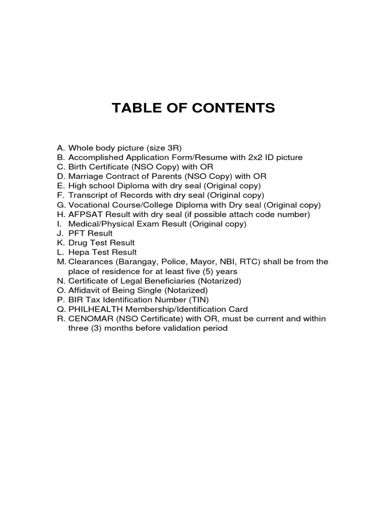 Table of Contents | PDF
