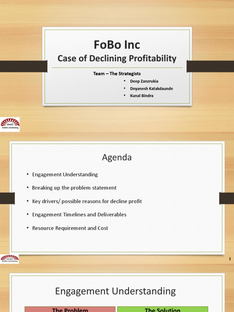 Analyzing Declining Profitability at FoBo | PDF | Sales | Logistics