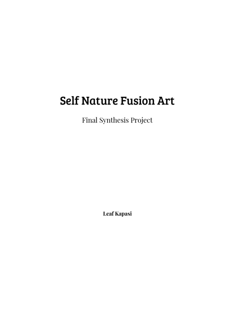Final Synthesis Project | PDF