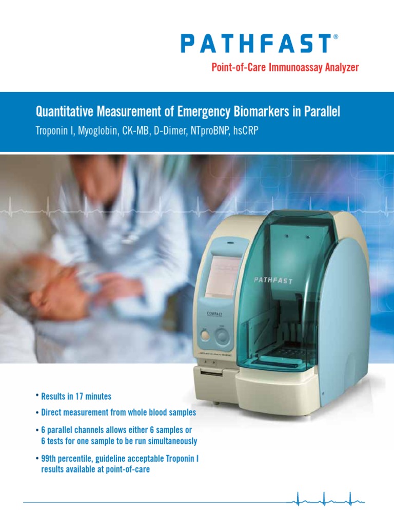 Pathfast Brochure | C Reactive Protein | Thrombosis