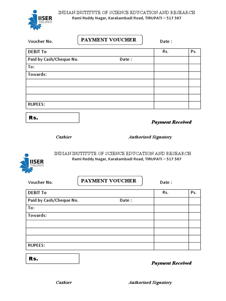 Payment Voucher | PDF