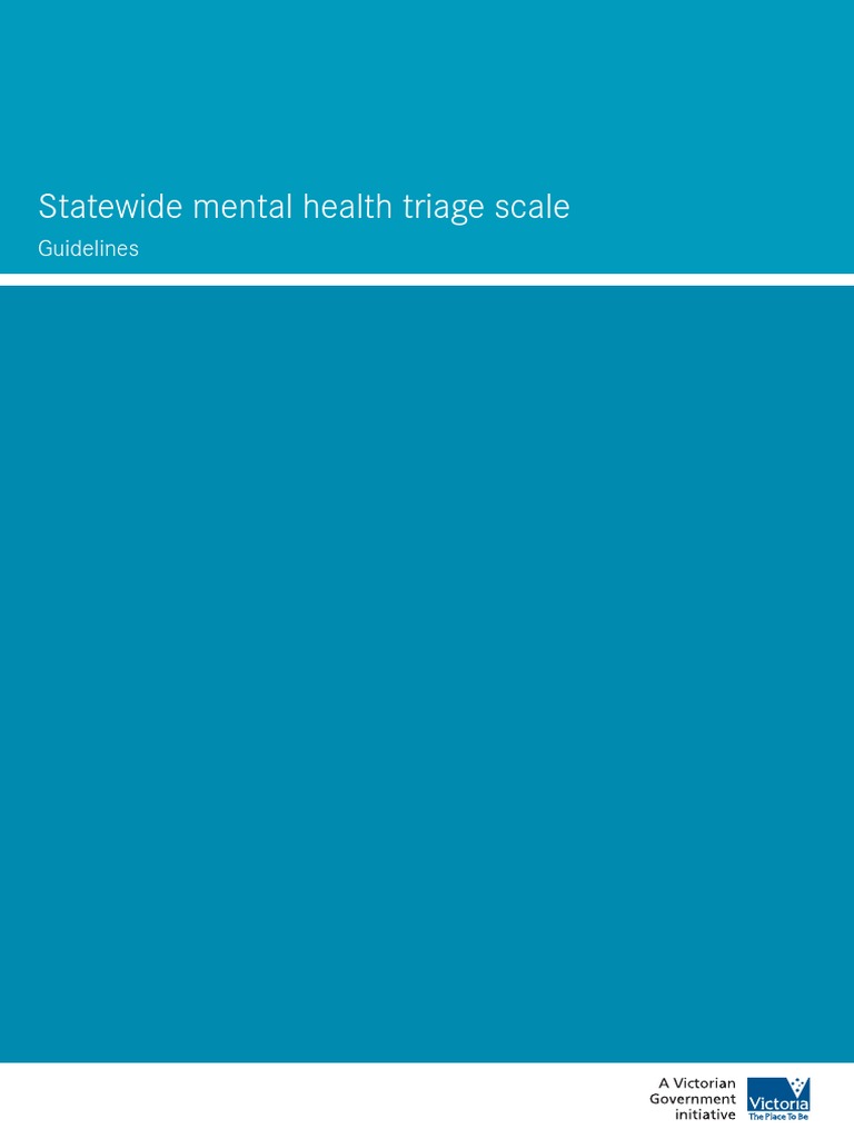 Psycho Triage | PDF | Mental Disorder | Caregiver