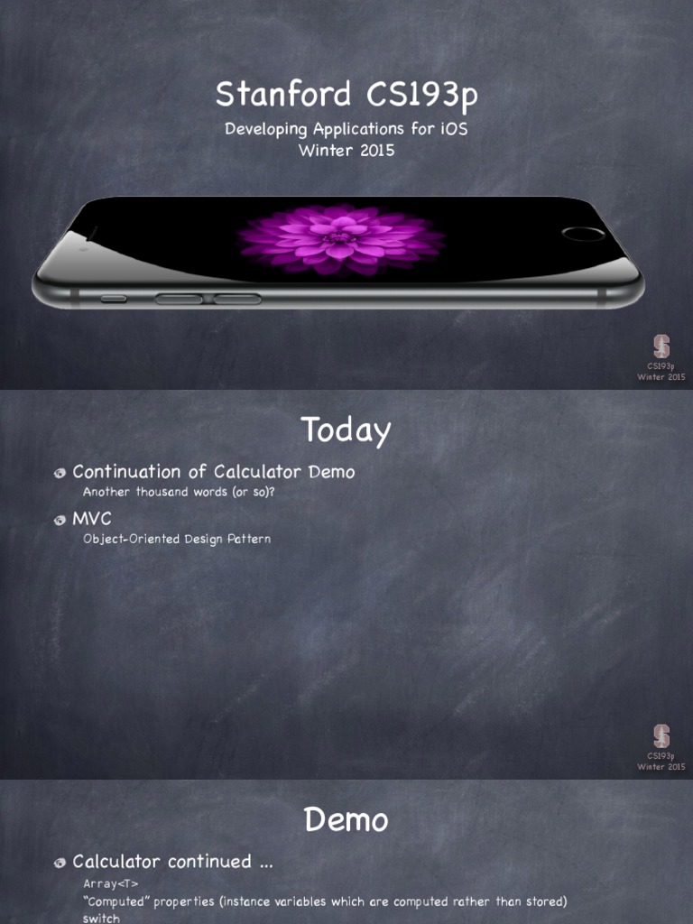 Lecture 2 Slides PDF | PDF | Model–View–Controller | Object Oriented Programming