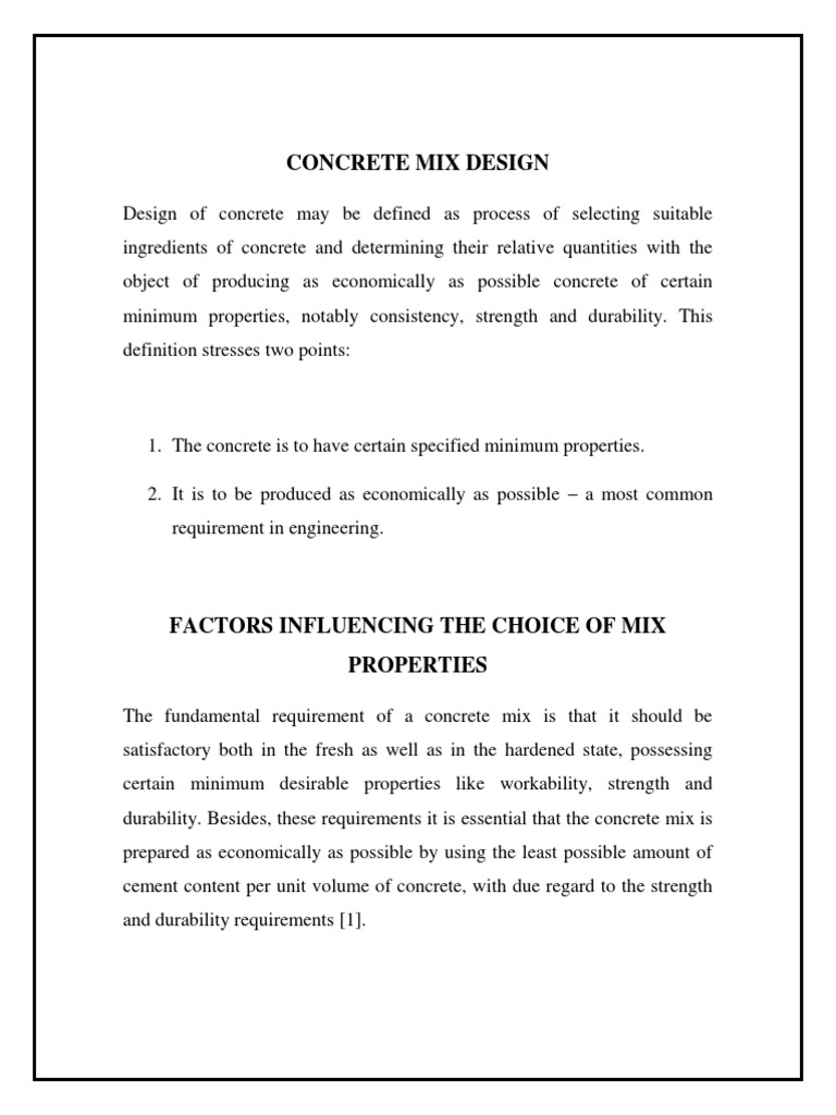 Design of Concrete Mixes .Hw3 | PDF | Concrete | Construction Aggregate
