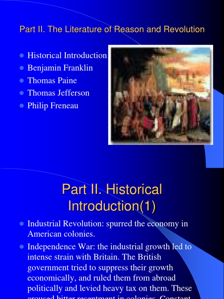 Literature of Reason and Revolution | PDF | Benjamin Franklin | Age Of ...
