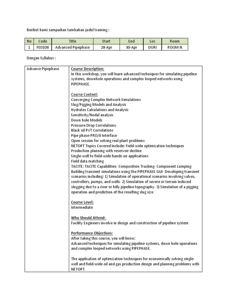 Advance Pipephase | PDF | Pipeline Transport | Simulation