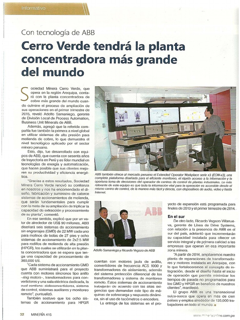 La Concentradora Mas Grande Del Mundo PDF | PDF