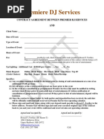 Sample Wedding Emcee Contract of Service | PDF | Fee | Cheque
