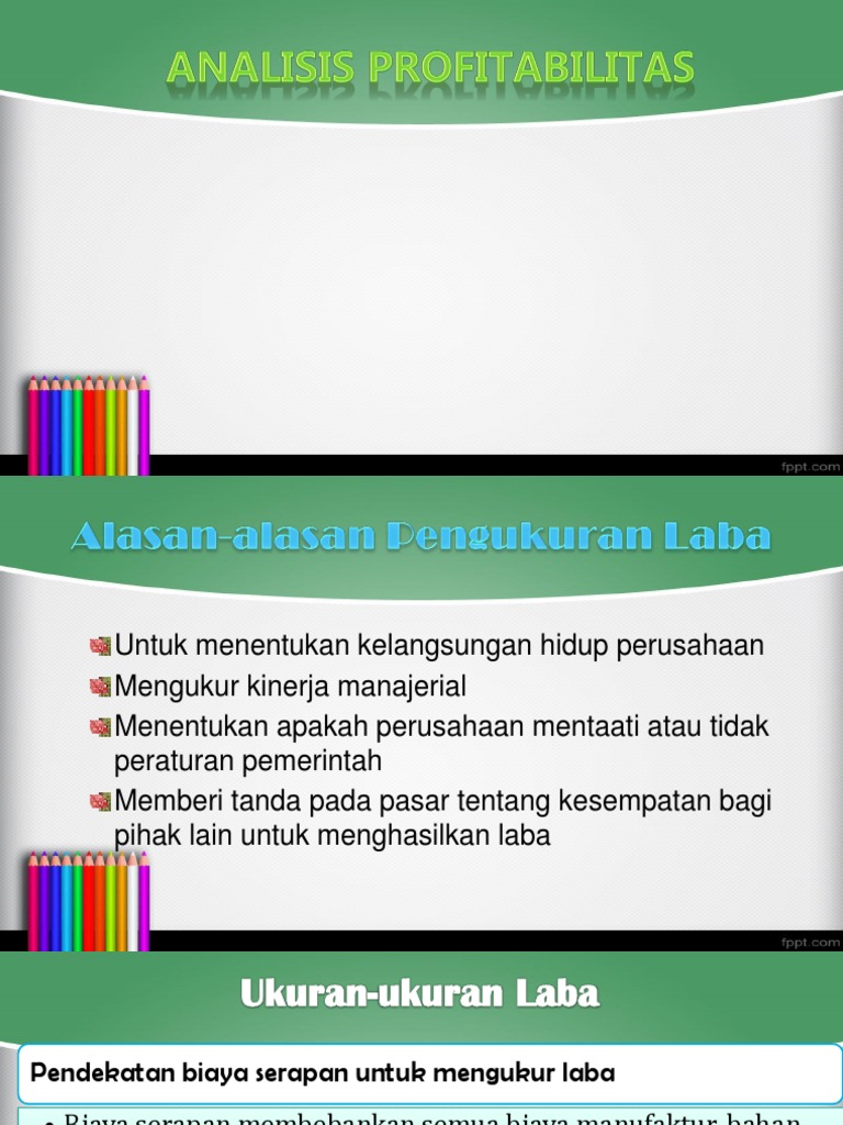 Analisis Profitabilitas | PDF