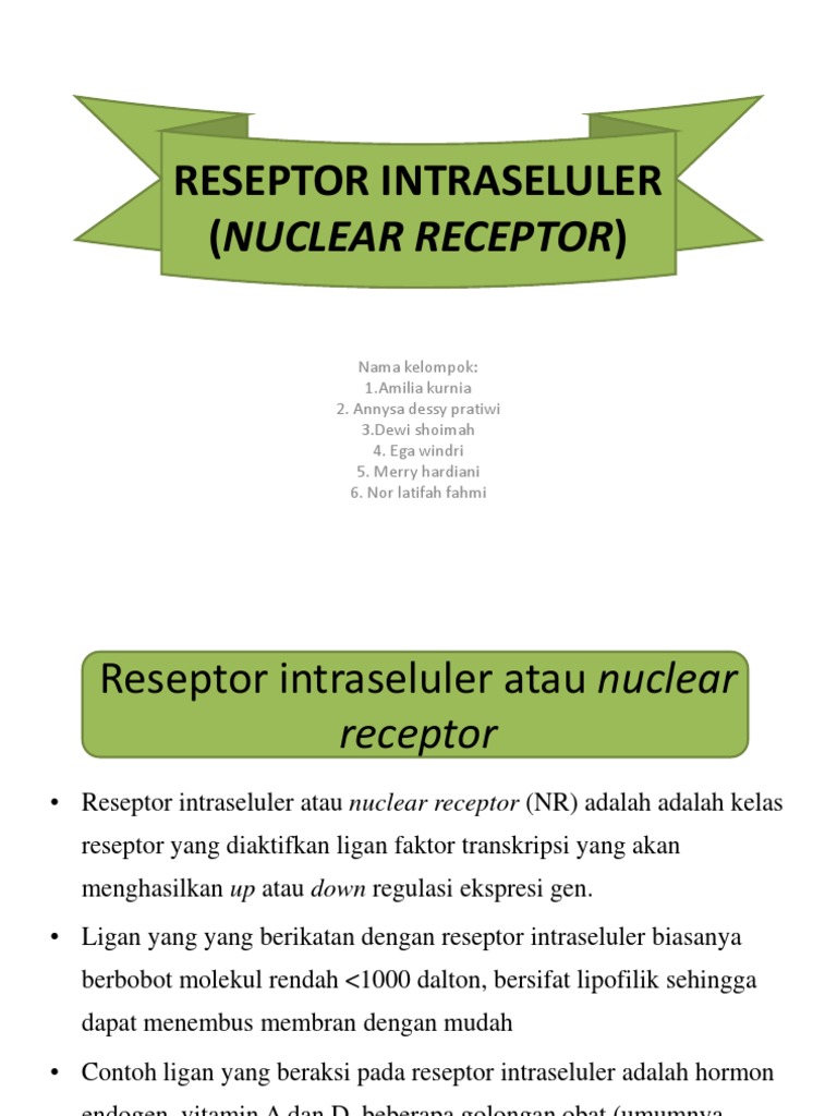 Reseptor Intraseluler (Nuclear Receptor) (New) | PDF