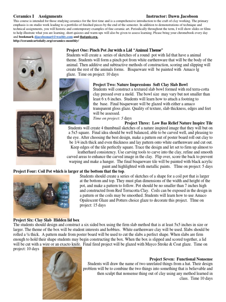 Ceramics Assigments | PDF | Pottery | Ceramic Art