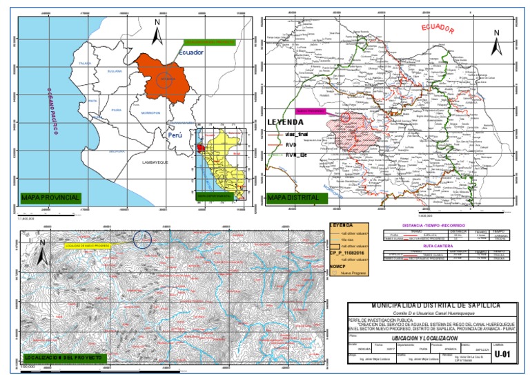 Mapa de Ubicacion Sapillica | PDF