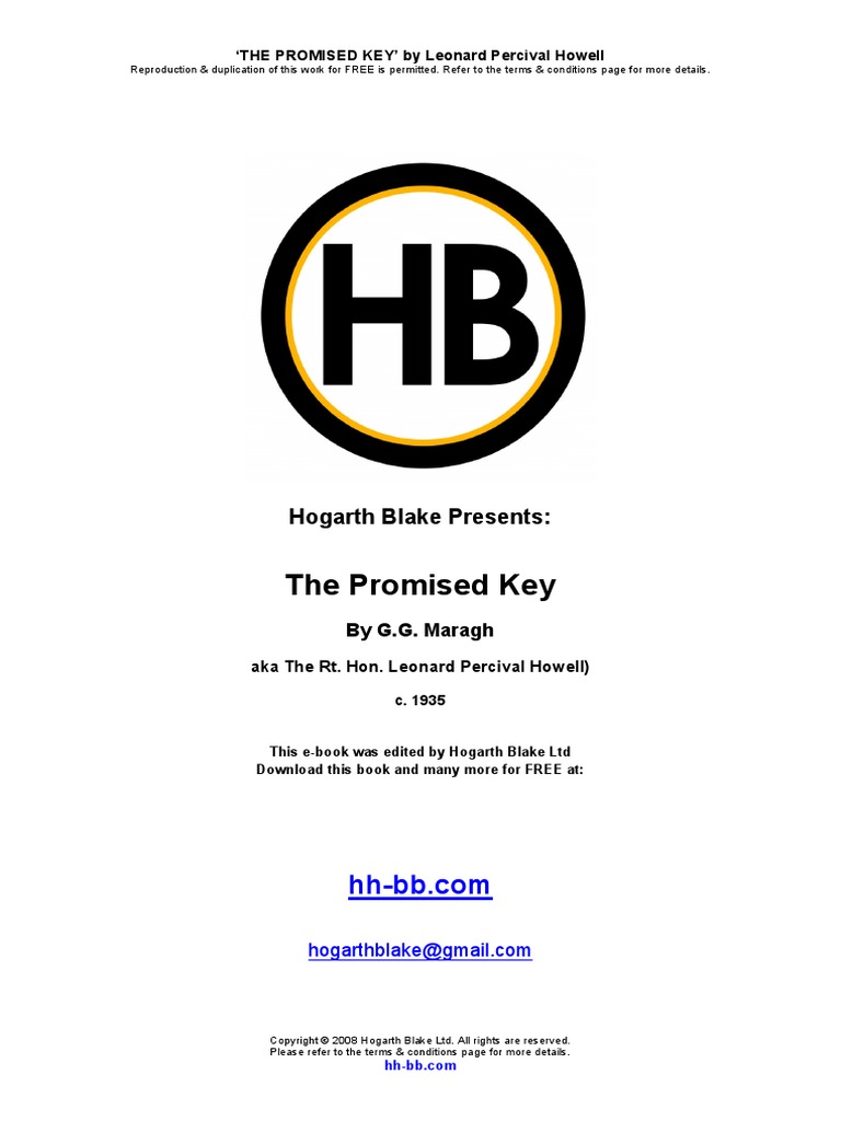 Leonard-Percival-Howell-The-Promised-Key.pdf | Religion And Belief