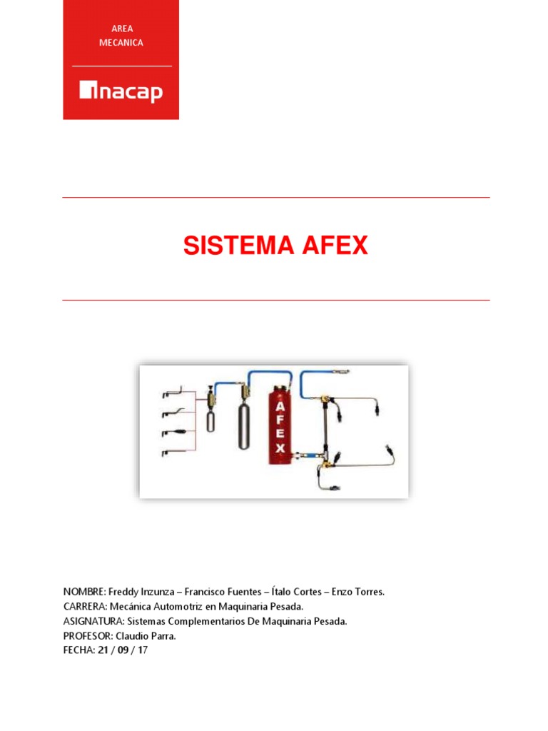 Imforme Del Sistema Afex | PDF | Batería (electricidad) | Solenoide