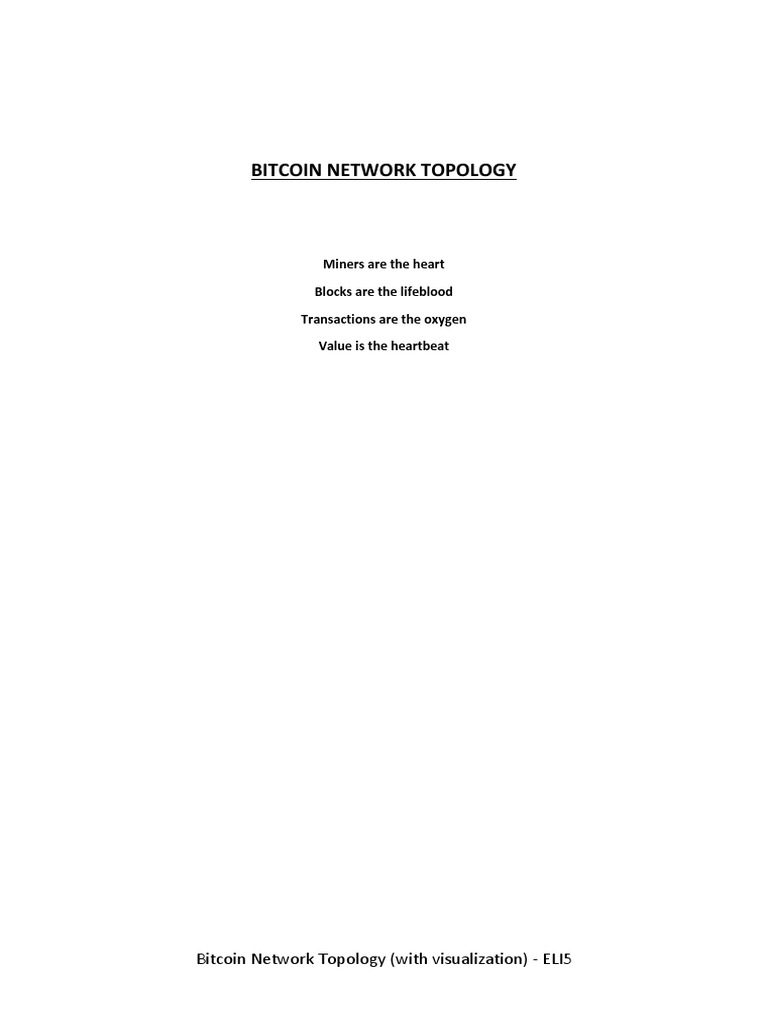 Bitcoin Network Topology ELI5 | PDF | Bitcoin | Network Topology