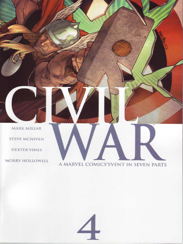 Marvel Comics Civil War 4 Of 7 Pdf Pdf