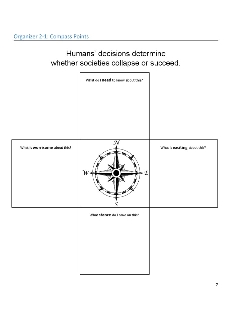 Collapse of A Society Worksheets | PDF | Nature
