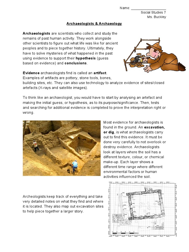 Archaeologist Information | PDF