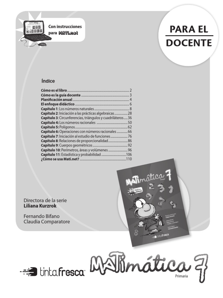 Matimatica 7 Guia Docente PDF | PDF | Triángulo | Fracción (Matemáticas)