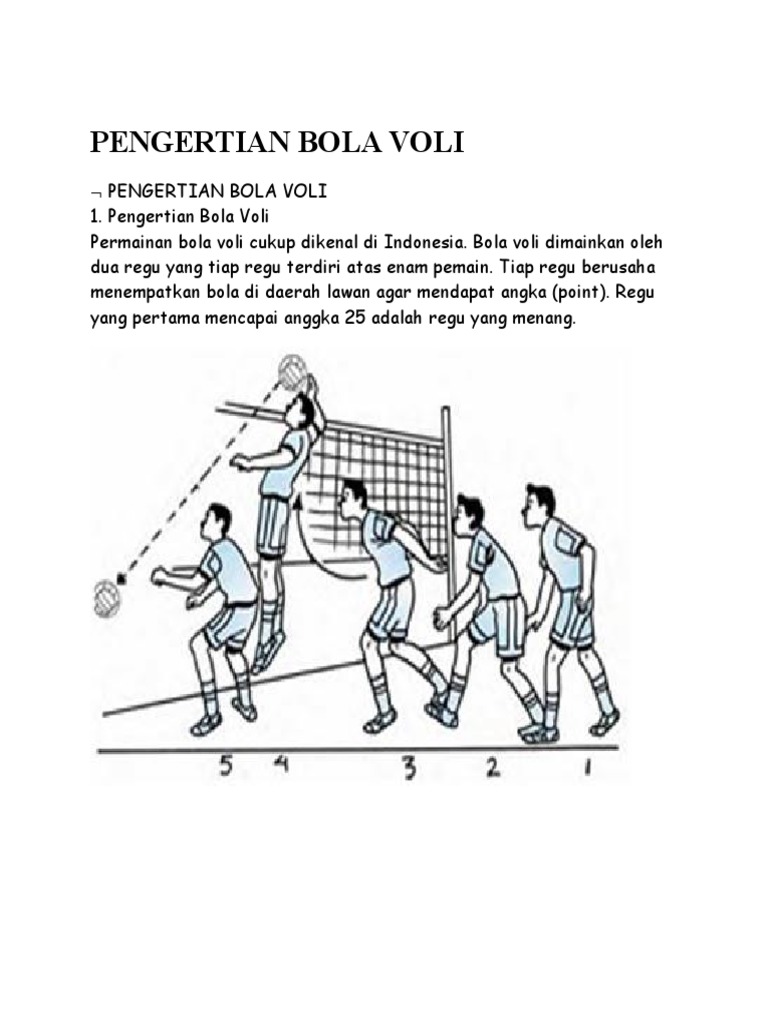 Pengertian Bola Voli | PDF
