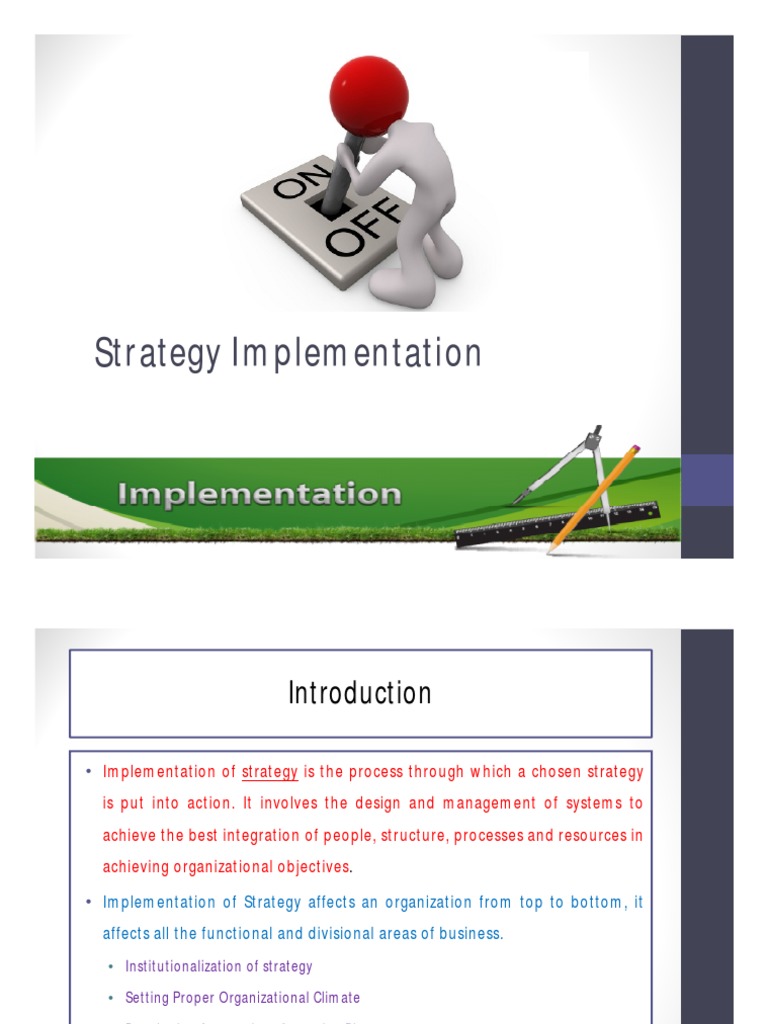 Strategy Implementation for Managers | PDF | Strategic Management ...