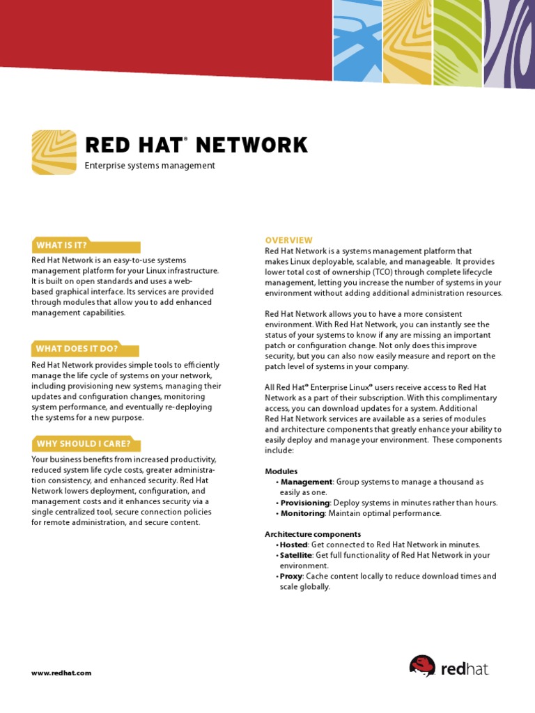 Red Hat Networks | PDF