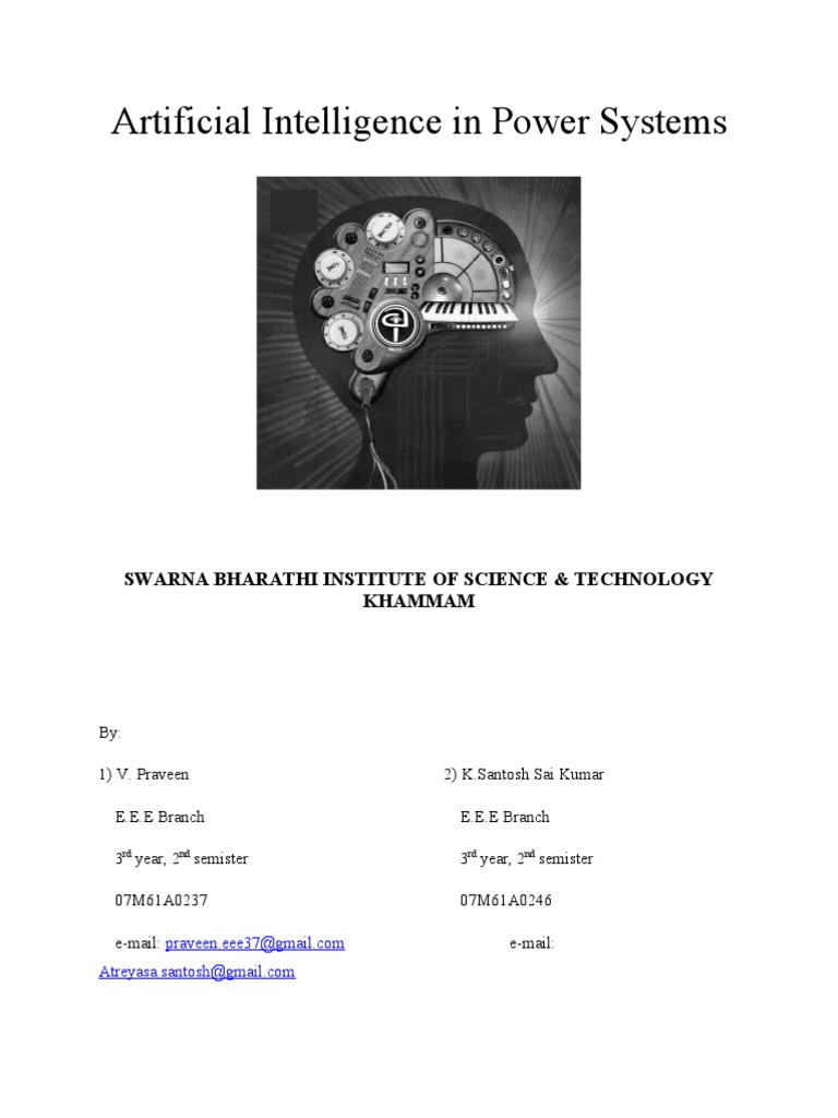 AI in Power Systems Optimization and Control | PDF | Artificial ...