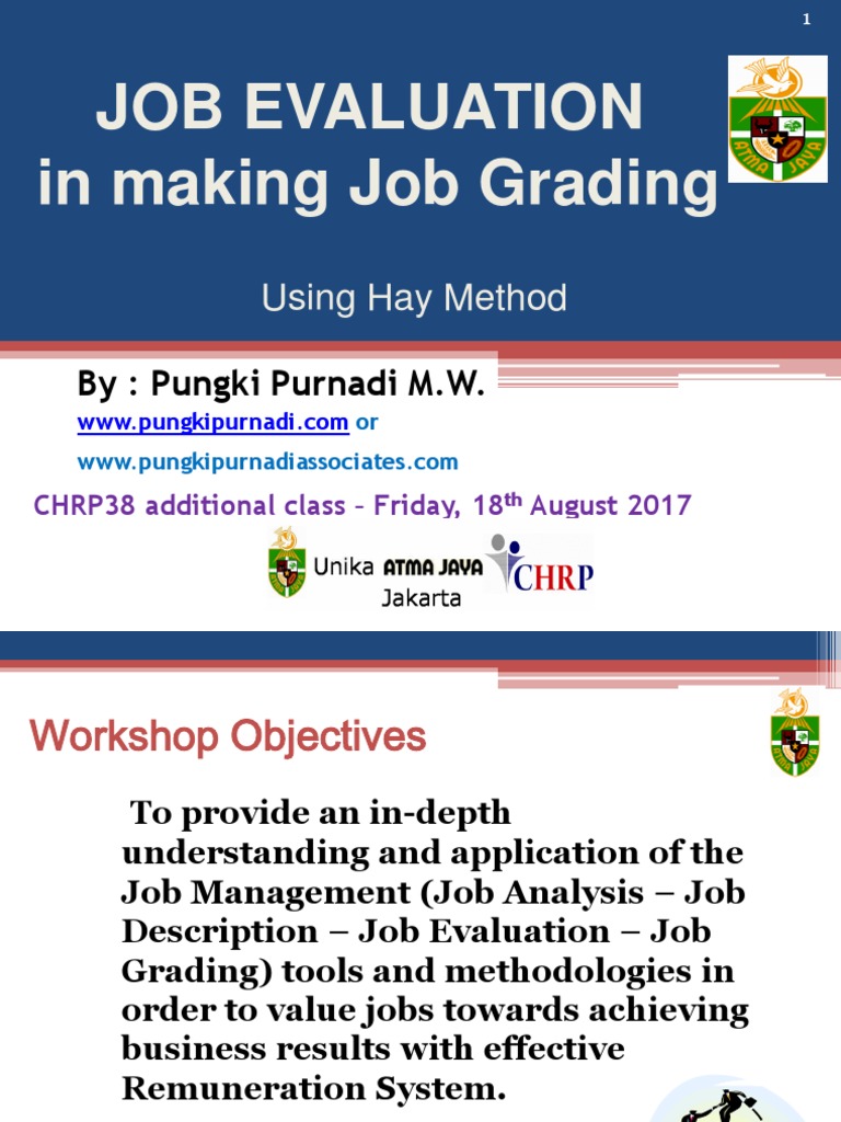 Job Evaluation Using Hay Method - Additional Class | PDF | Salary ...