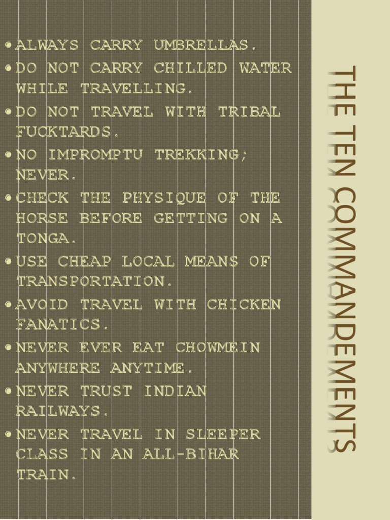 Ten Commandements | PDF