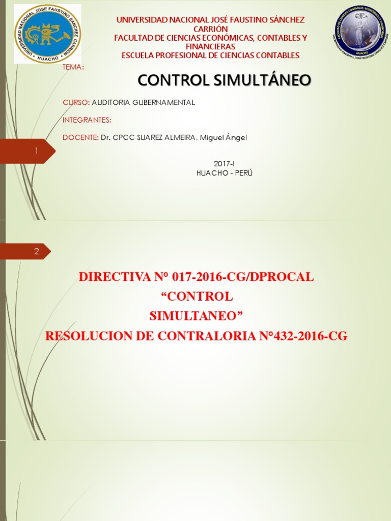 Control Simultaneo 1 1 | PDF | Planificación | Gobierno