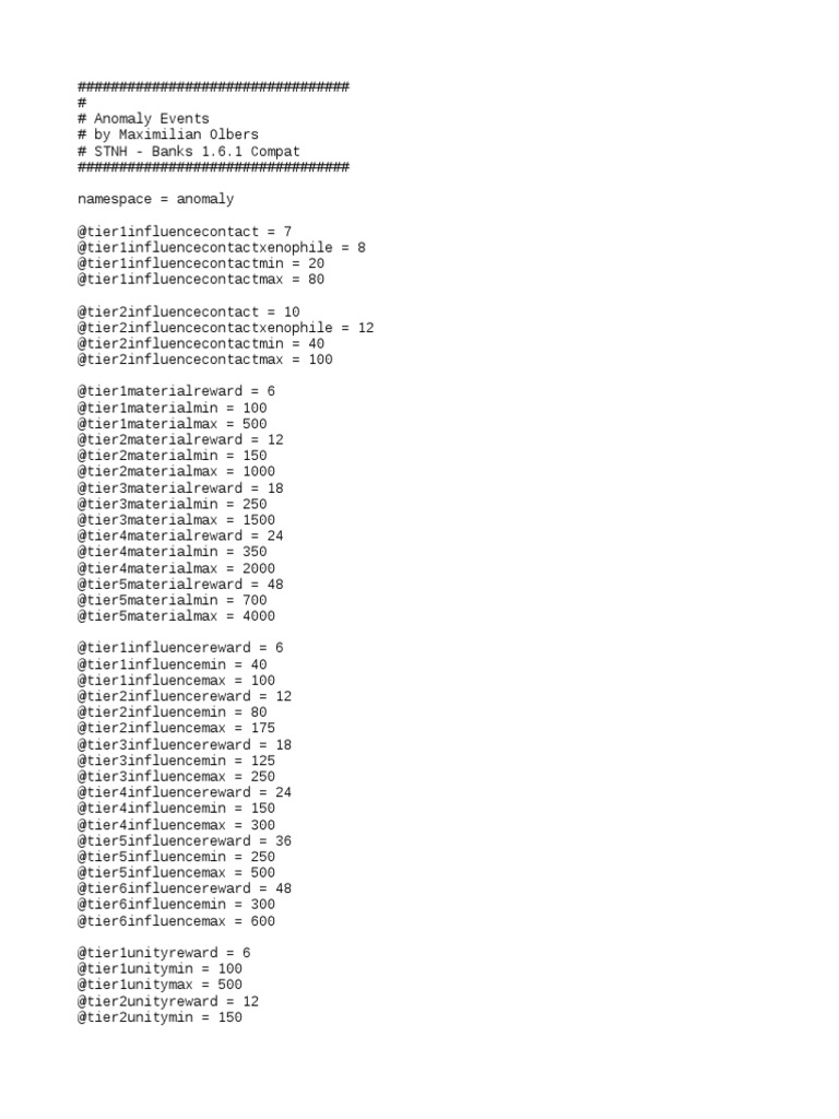 Anomaly Events 3 | PDF | Outer Space | Nature
