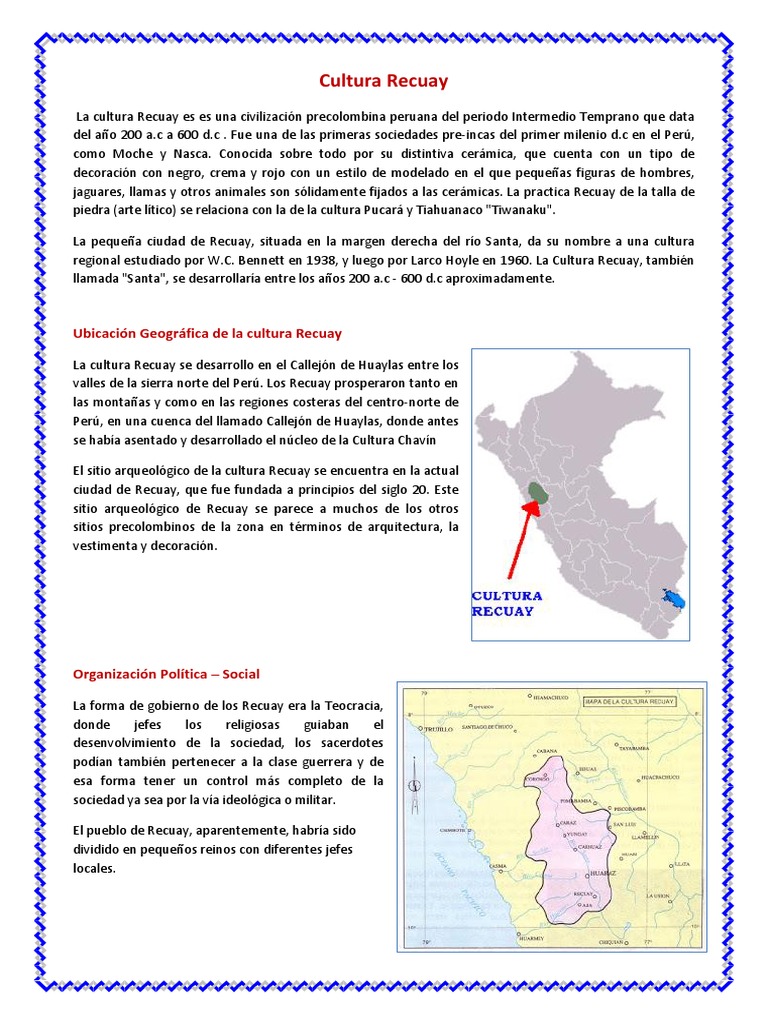 Cultura Recuay | PDF | Escultura | Arqueología