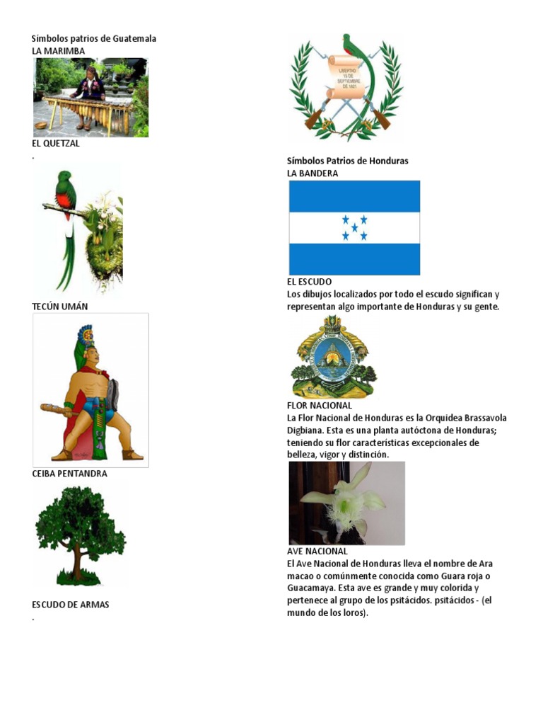 Simbolos Patrios De Guatemala Símbolos Patrios De Guatemala.
