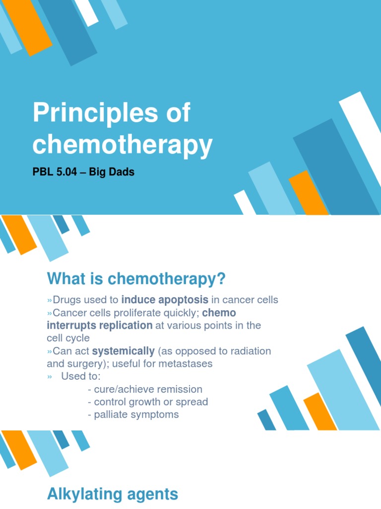 Chemotherapy Principles and Types Explained | PDF | Chemotherapy | Biology