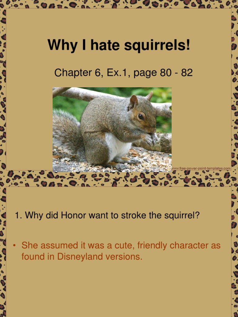 Why I Hate Squirrels!: Chapter 6, Ex.1, Page 80 - 82 | PDF | Sports