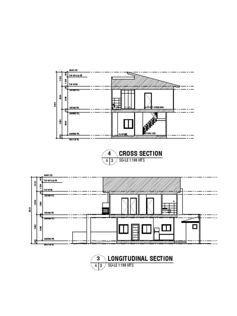 Cross Section: SCALE 1:100 MTS | PDF