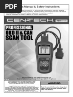Cen-Tech (Harbor Freight) Scan Tool - 60794 | PDF | Vehicle Technology ...