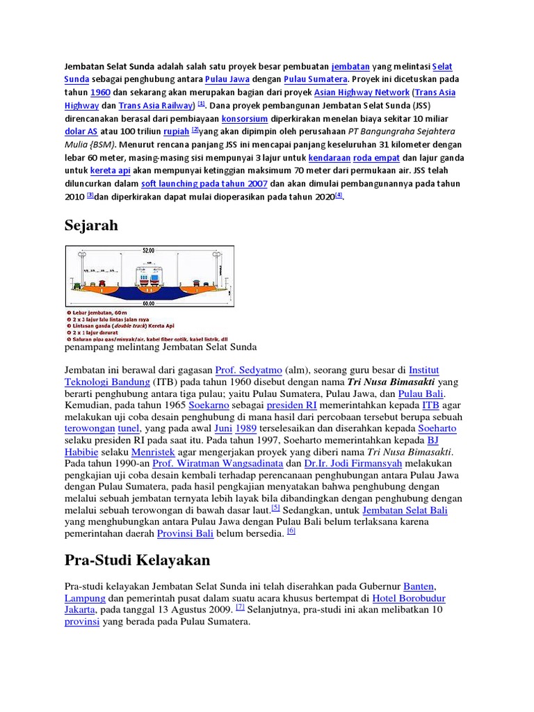 Jembatan Selat Sunda | PDF | Sains & Matematika