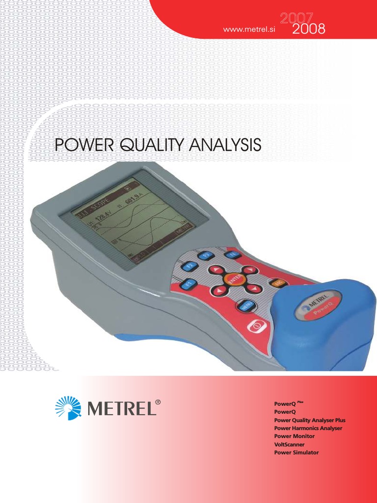 Metrel Power Quality Analysis Guide | PDF | Root Mean Square ...