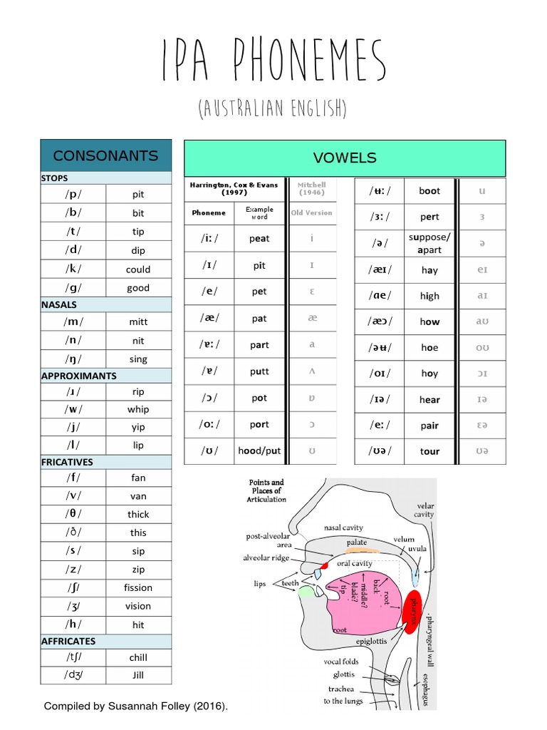 Isthbible Ipa Australian Phonemes | PDF