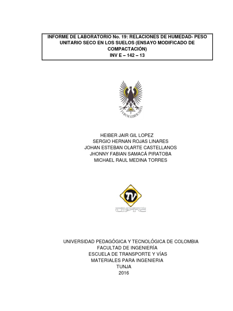 Inv e 142 13 PDF | PDF | Humedad | Densidad