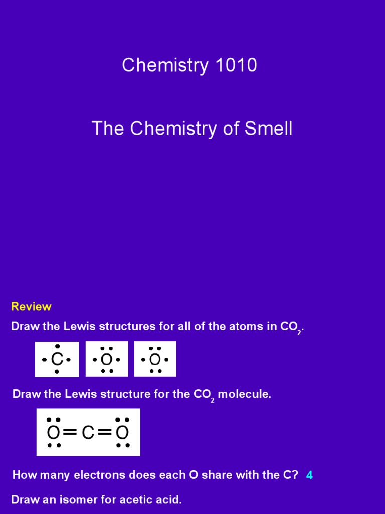 2d Chemistry of Smell | PDF | Olfaction | Taste