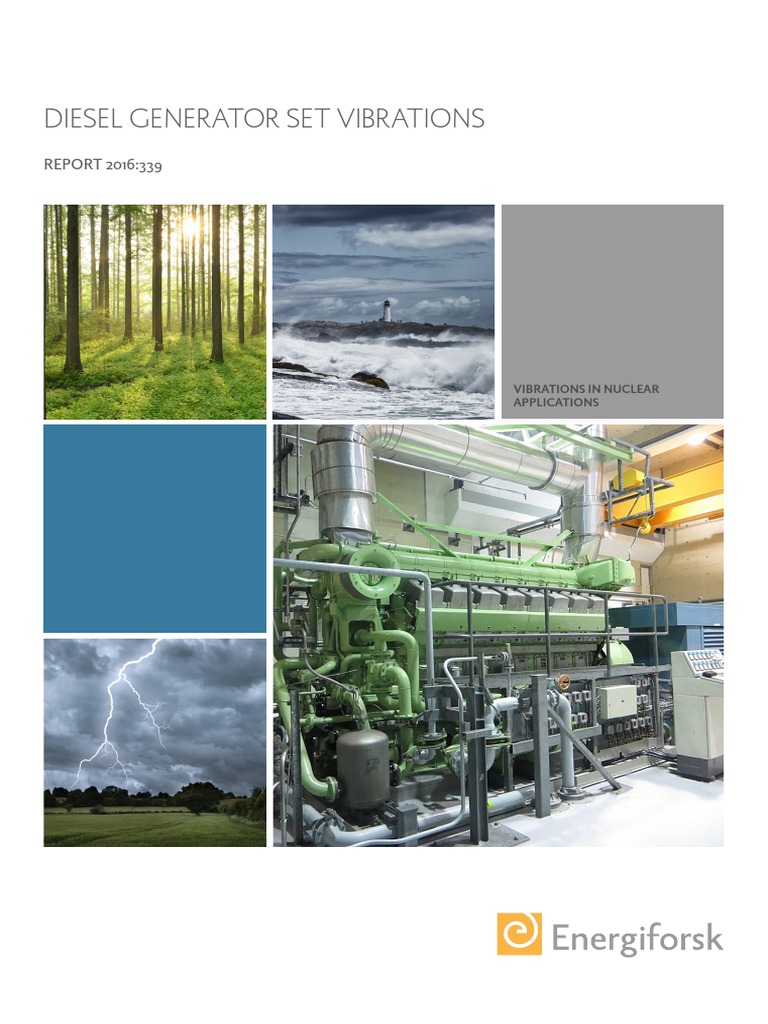 Diesel Generator Set Vibrations Energiforskrapport 2016 339 | PDF ...