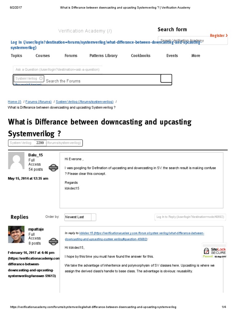 Downcasting and Upcasting SV | PDF | Internet Forum | Inheritance ...
