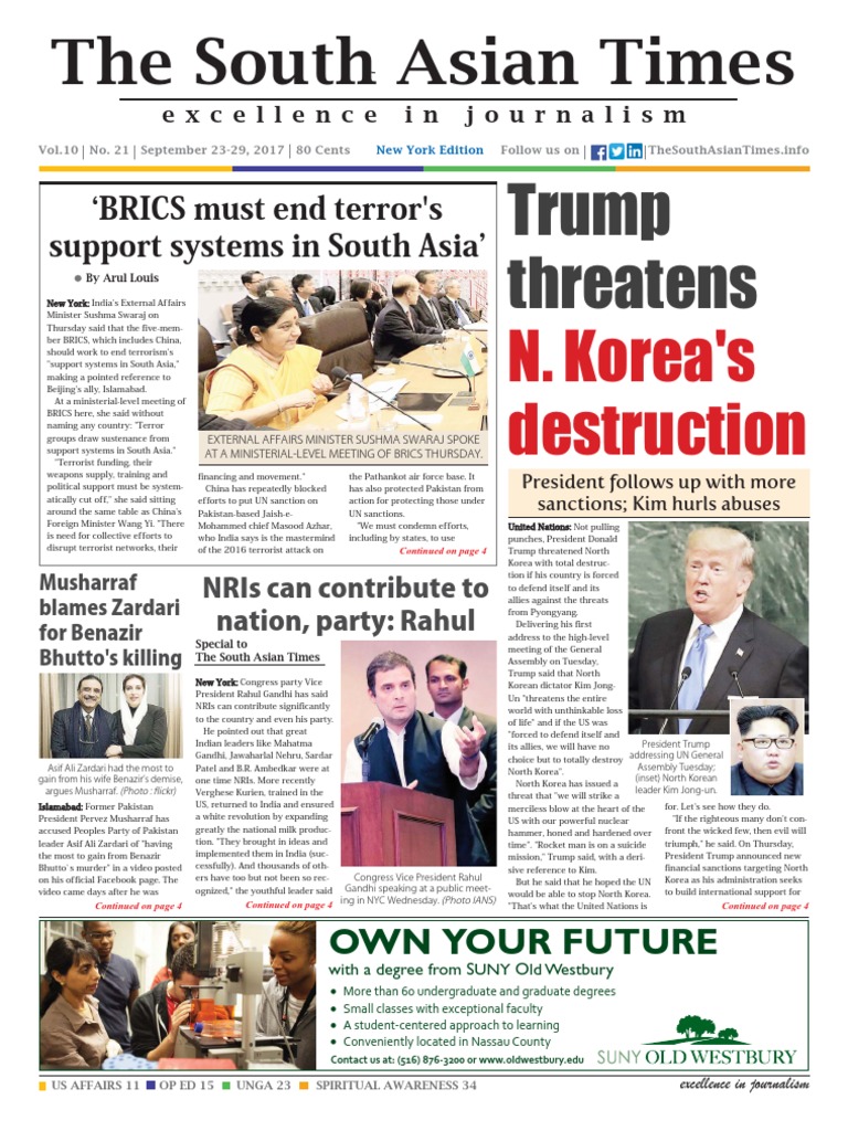 Vol.10 Issue 21 September 23-29, 2017 | PDF | Benazir Bhutto | Pakistan