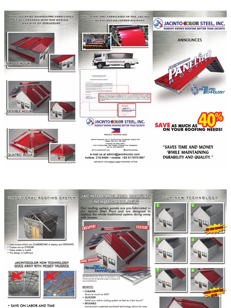 Jacinto Panelized Roofing | PDF