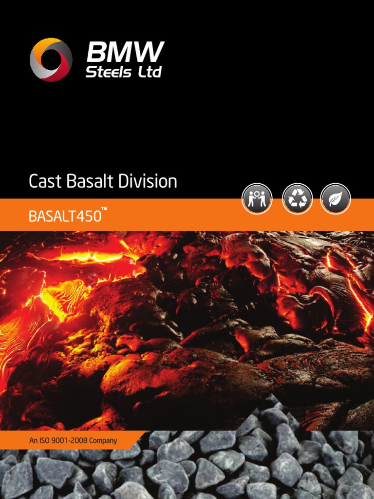 Cast Basalt Division: Steels LTD | PDF | Basalt | Igneous Rock
